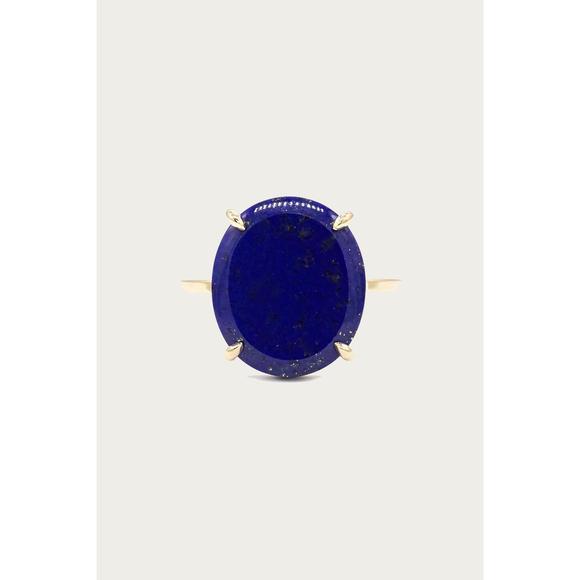 NATALIE MARIE | Jewelry | New Natalie Marie Lapis Lazuli Ring In Yellow Gold | Poshmark